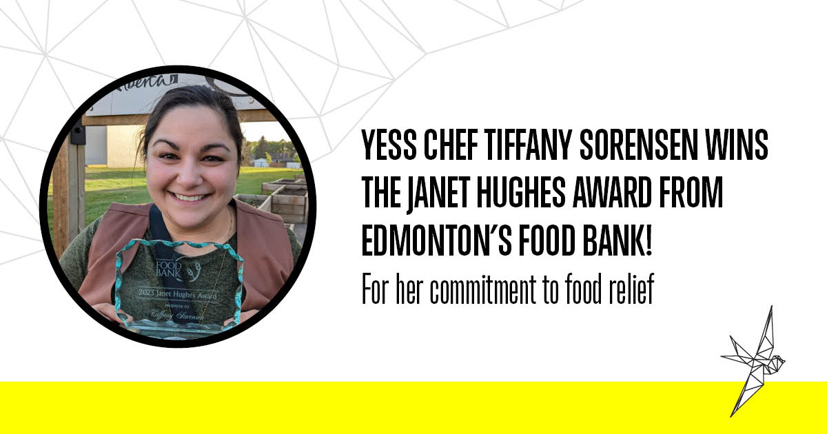 Congratulations to YESS Chef Tiffany Sorensen, winner of the Janet ...